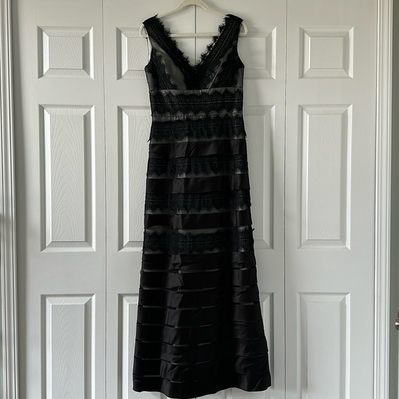 JS Collections | Dresses | Js Collections Black Lace Gown | Poshmark